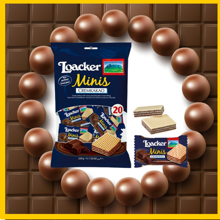 Loacker Minis Cremkakao 200g [april 2024] | Lazada