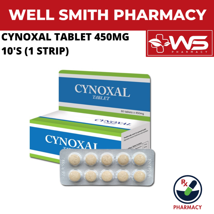 CYNOXAL TABLET 450MG 10'S (1 STRIP)(SINUS AND ALLERGIES RELIEF) | Lazada