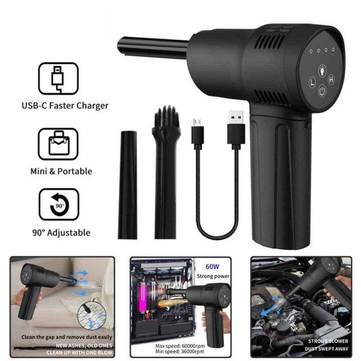 WUMENG Portable Mini Home Laptop Console Vacuum Cleaner Compressed ...