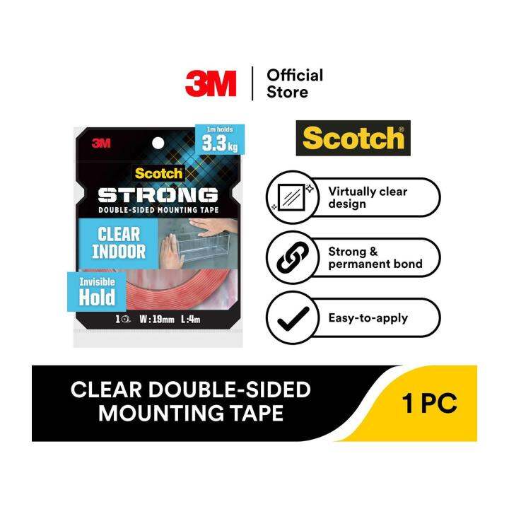 3M Scotch Clear Double - Sided Mounting Tape | Lazada Singapore