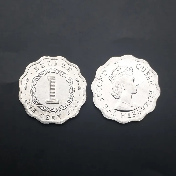 伯利兹 Belize 1 cent coin Random year KM#33 UNC 100% Real Original ...