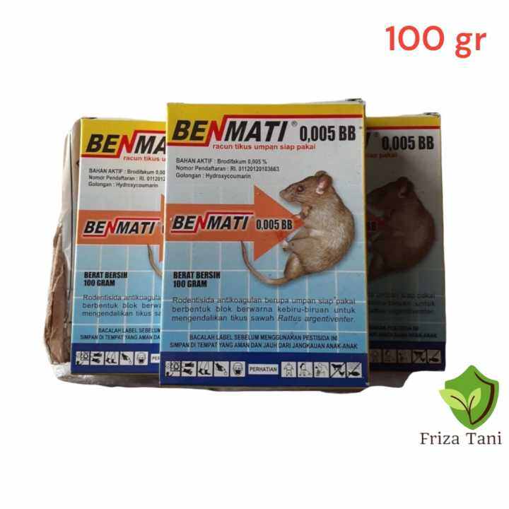 Racun Tikus Benmati 100gr Tikus Mati Tidak Berbau | Lazada Indonesia