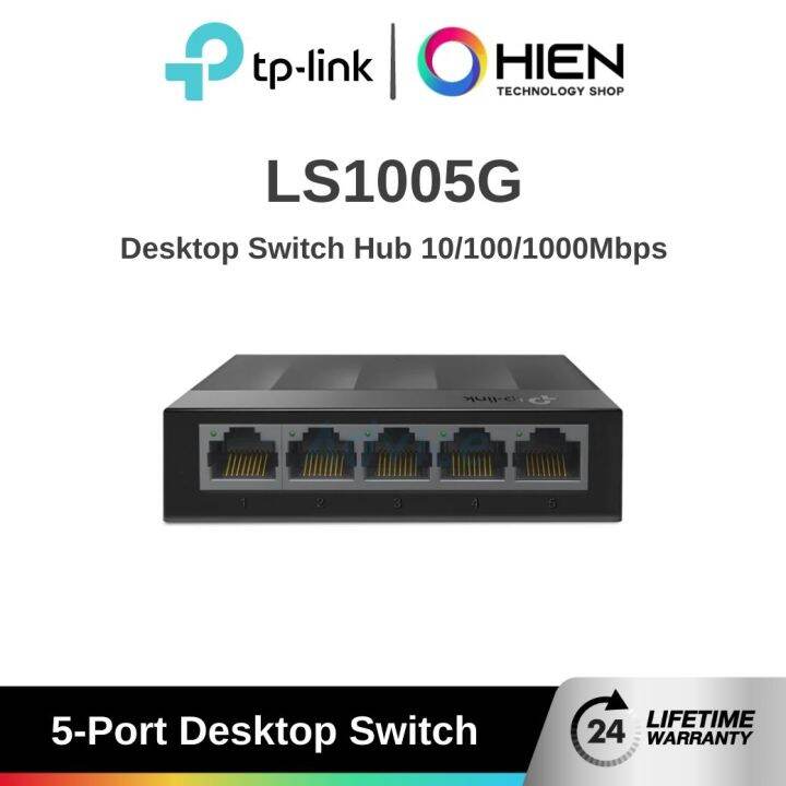 TP-LINK LS1005G 5-Port Desktop Switch Hub 10/100/1000Mbps - OHIEN ...