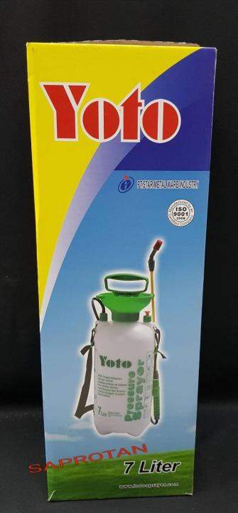 ALAT SEMPROT HAMA HAND SPRAYER PLASTIK YOTO 7 LITER - ARKATAMASHOP ...