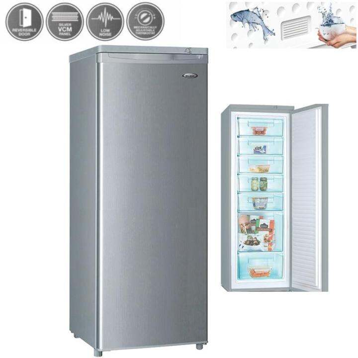 Elba Upright Freezer 220L White 6 Transparent Drawers Control EUF-A2117 ...
