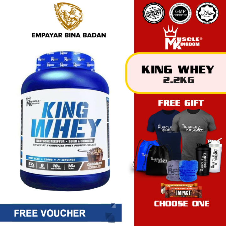 MUSCLE KINGDOM King whey protein hydro whey primary 5 lbs/2.2 kg | Lazada
