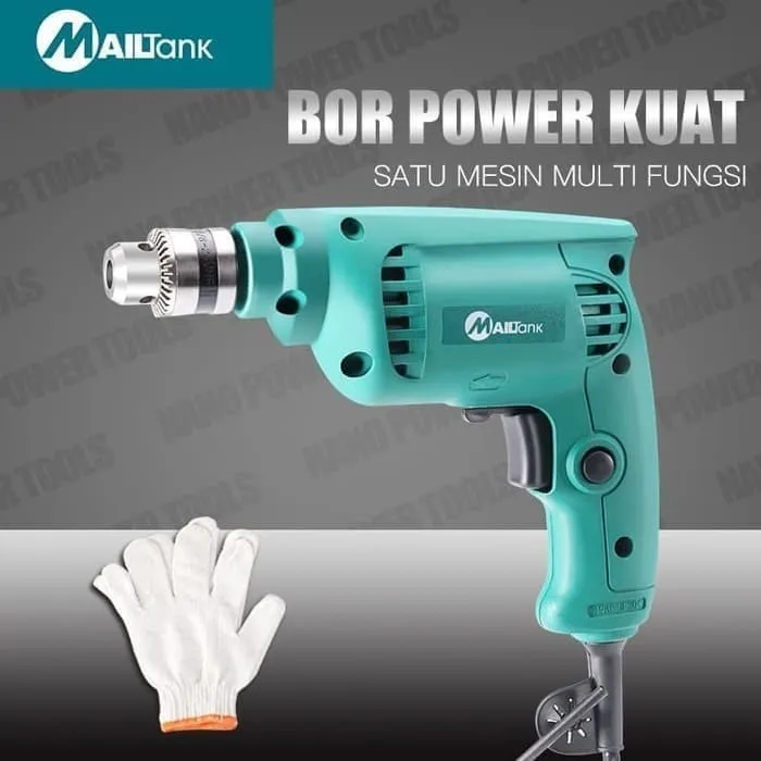 Bor Tangan / Bor Listrik Drill Bolak Balik / Bor Dinding 10MM Dengan ...