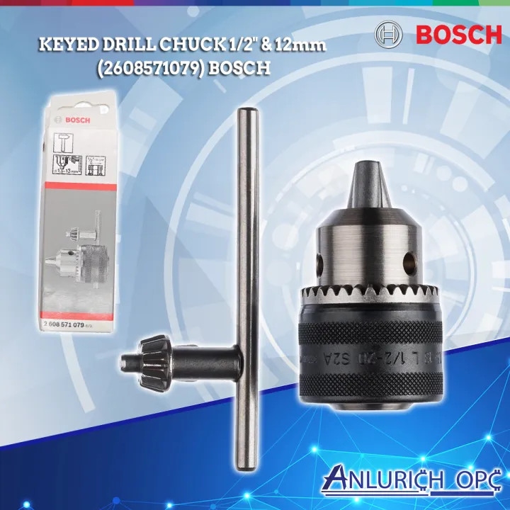 KEYED DRILL CHUCK 1/2" & 12mm (2608571079) BOSCH | Lazada PH