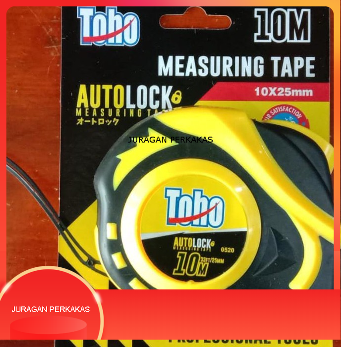 Meteran 10m toho autolock / Measuring Tape Autolock TOHO 10 meter ...
