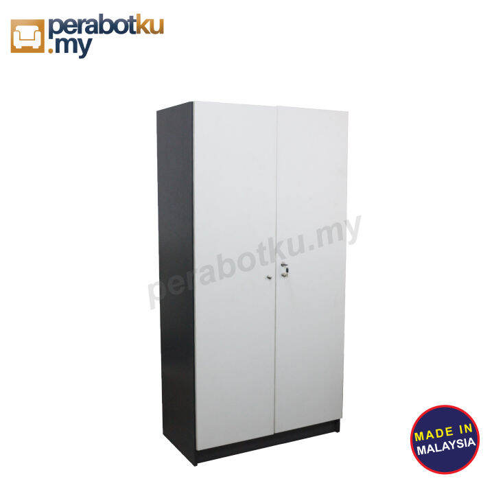 FULL HEIGHT WARDROBE / ALMARI BAJU TINGGI / WHITE CABINET / ALMARI DUA ...
