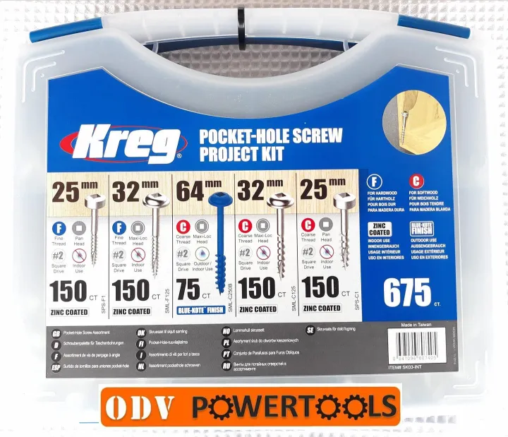 KREG POCKET HOLE SCREW (PROJECT KIT) | Lazada PH