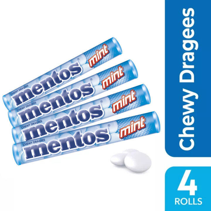 Mentos Mint Roll - 4 pieces | Lazada PH