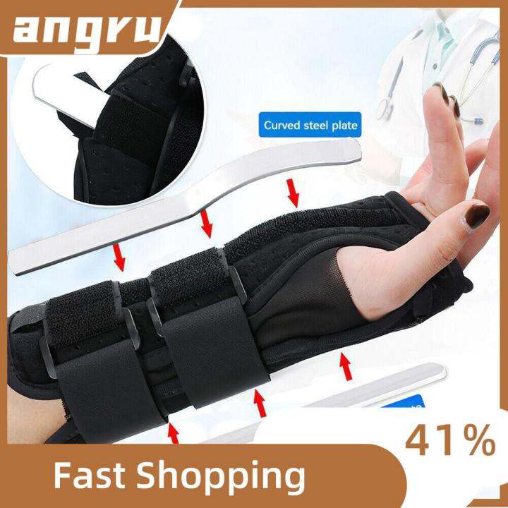 ANGRU4598 Wristband Palm Wrap Fixed Orthopedic Hand Brace Tunnel ...