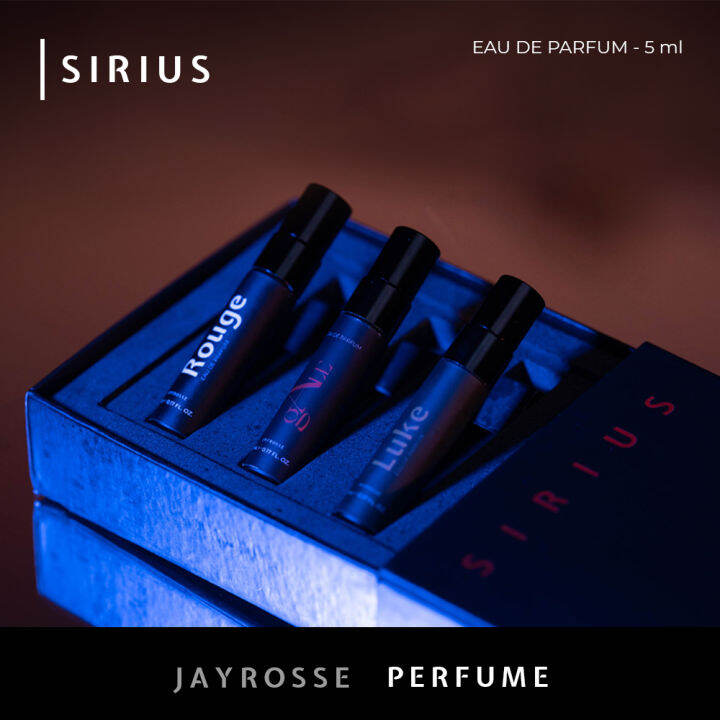 Jayrosse Perfume | Sirius Discovery Set | Gale - Rouge - Luke | Parfum ...