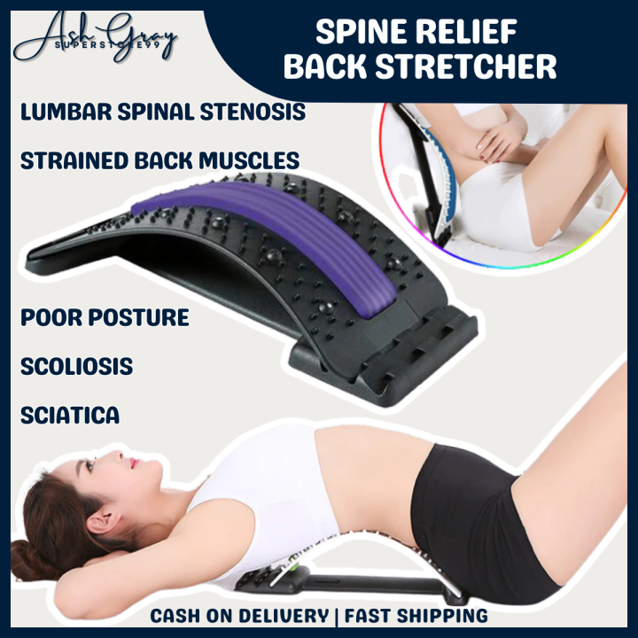 Multi-level Adjustable Spine Back Stretching Tool for Spinal Health ...