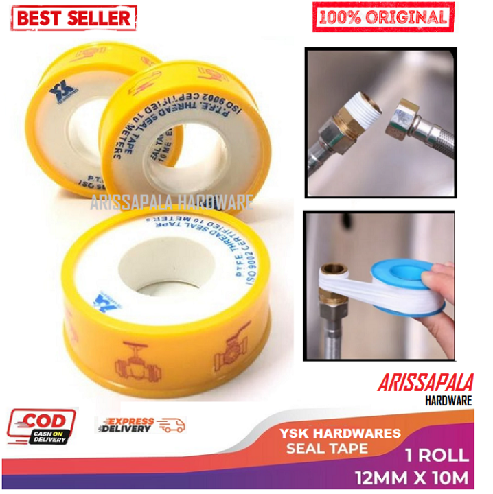 Sealtape Seal Tape Isolasi Putih Solatif Seltif Lem Pipa Keran Air ...