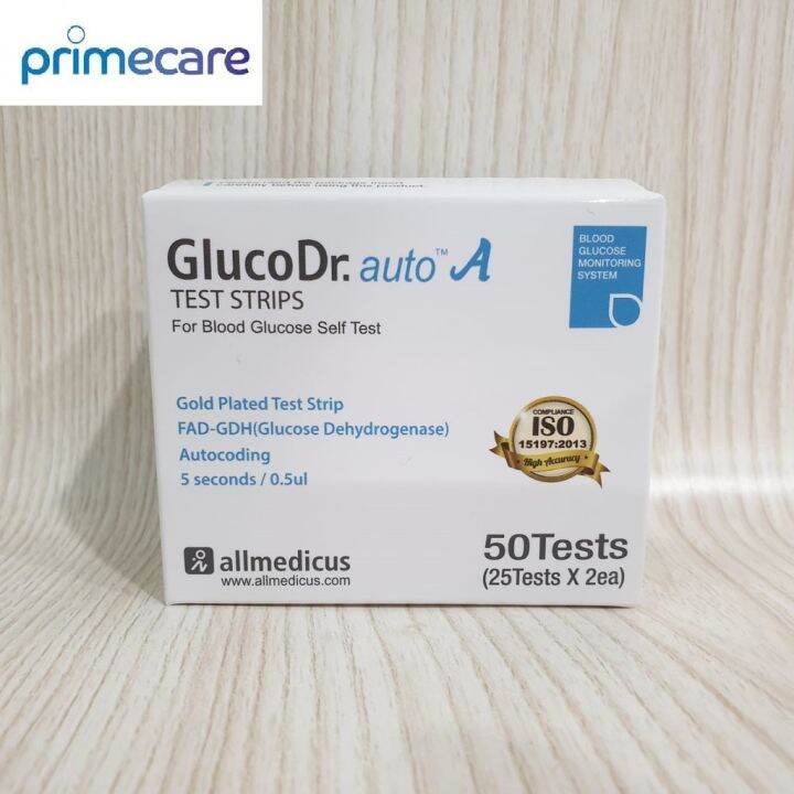 Strip GlucoDr Auto Isi 50 Strip Gluco Dr Auto Glucose AGM4000 / AGM ...