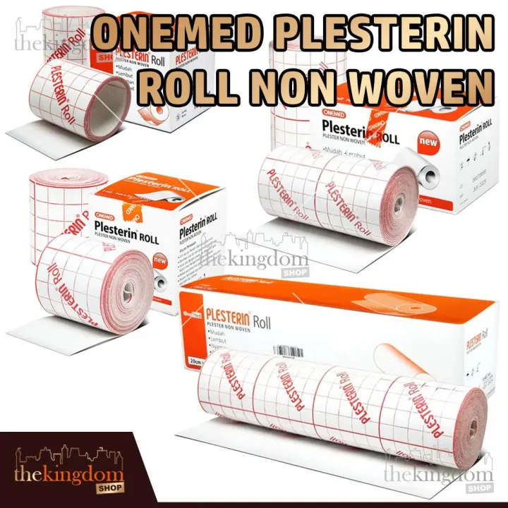 Onemed Plesterin Roll Non Woven Alat P3K Plester Luka Verban Gulung ...