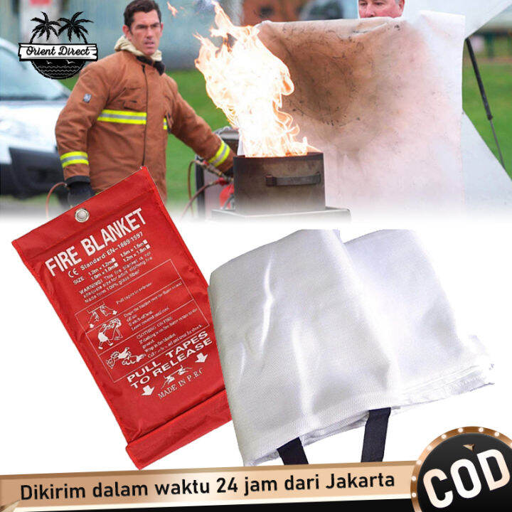 Fire Blanket Alat Pemadam Api Selimut Pelindung Api Fiberglass Flame ...