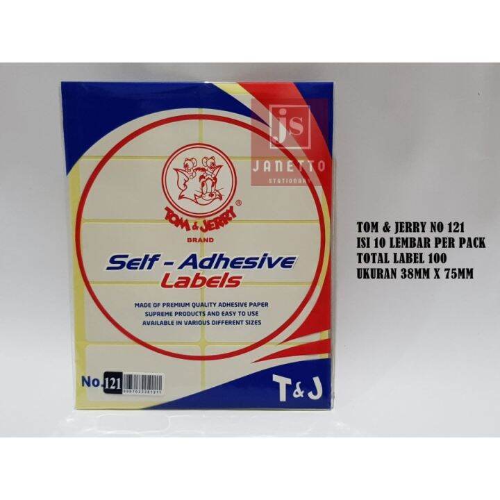 stiker TOM N JERRY LABEL NO 121 | Lazada Indonesia