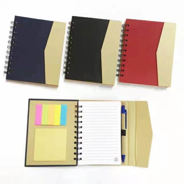PAPERMON Hard Bounded Notebook With Sticky note and Pen | Lazada PH