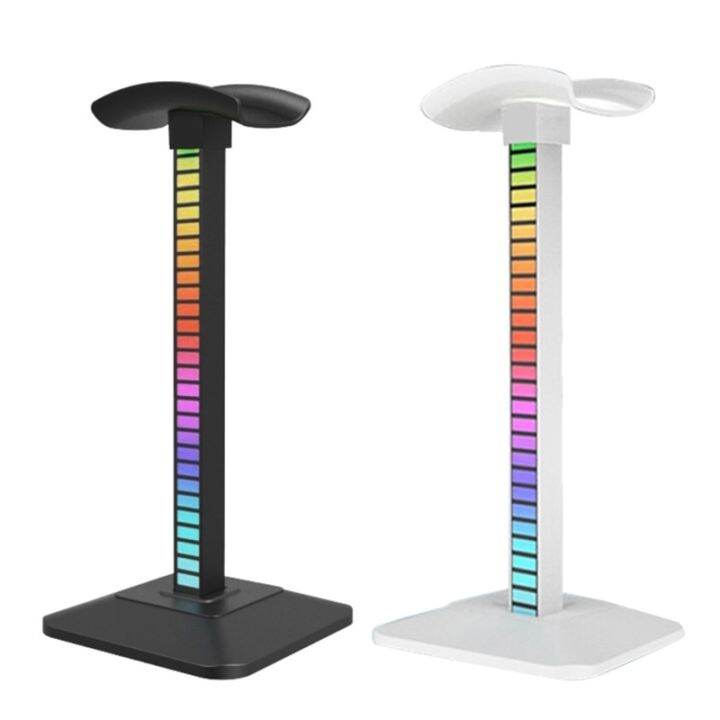 RGB Headphone Stand With USB Ypec Input Desk Gaming Headset Holder ...