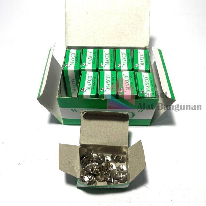 Paku Payung 1/2 “ PER 10 KOTAK PER PAK / Paku Kertas 1/2 Inci / Paku ...