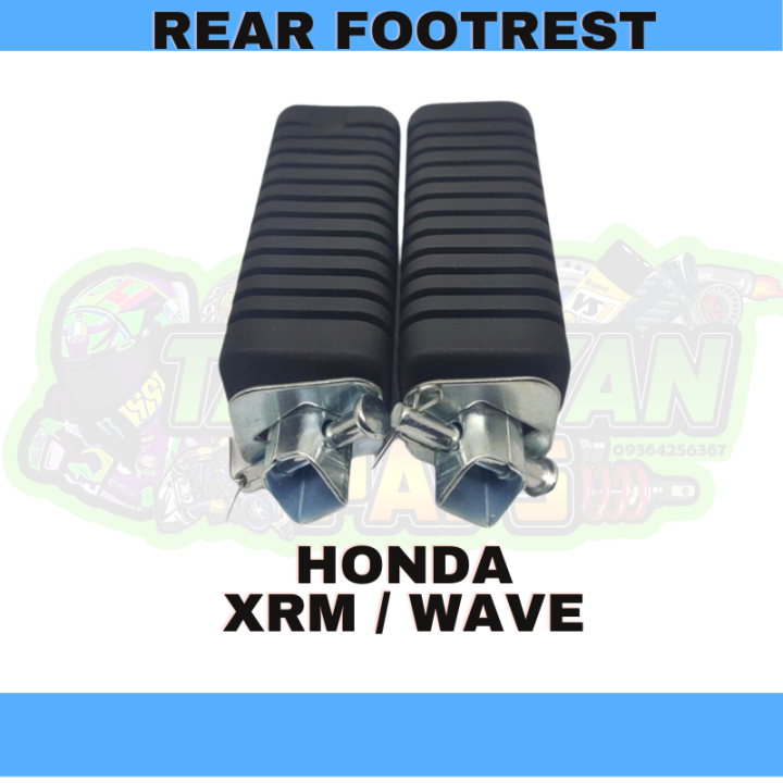 rear footrest for honda XRM/WAVE 110/125 cash on delivery | Lazada PH