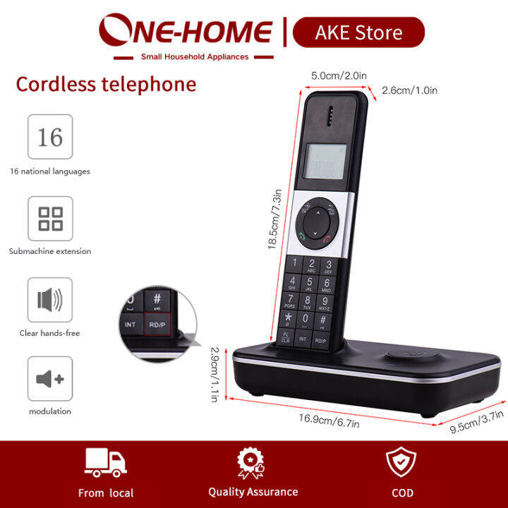 【Local shipment】 elephone wireless wireless telephone landline cordless ...