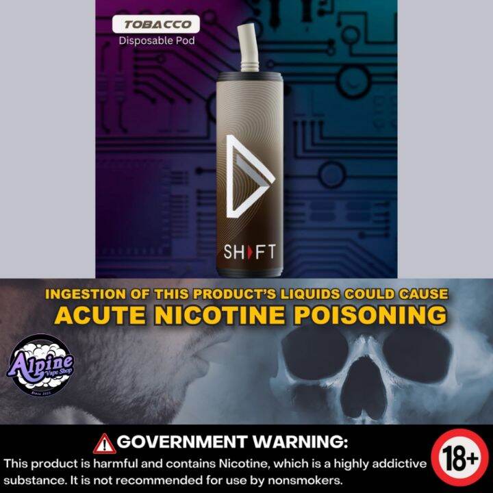 SHFT 8000 Puffs Rechargeable Disposable Vape Pod 8k Dispo 5 | Lazada PH