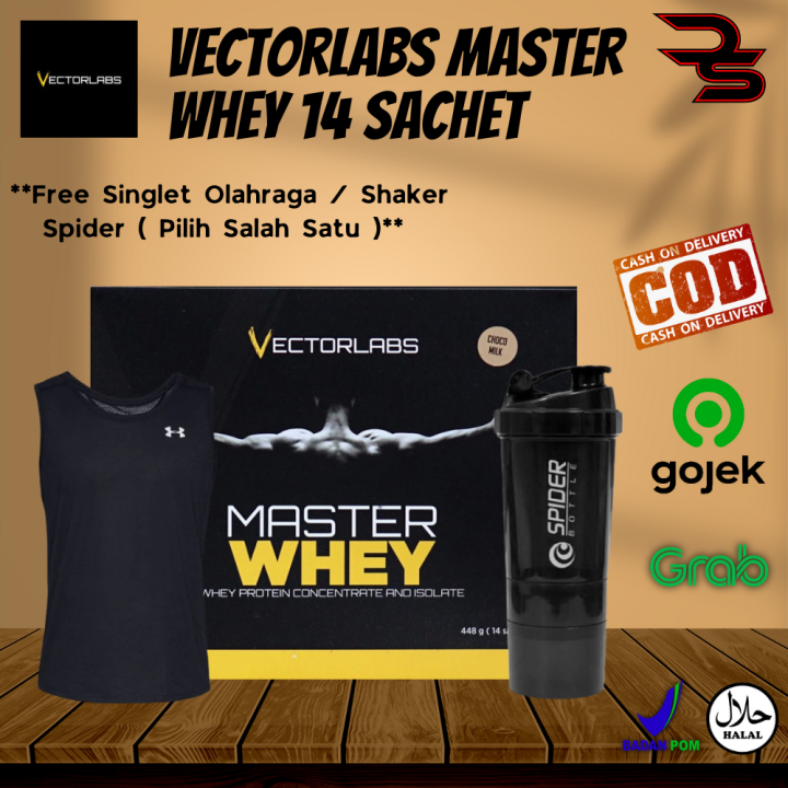 Vectorlabs Masterwhey Master Whey 14 sachet Whey Protein Isolate ... Vectorlabs Masterwhey Master Whey 14 sachet Whey Protein Isolate ...