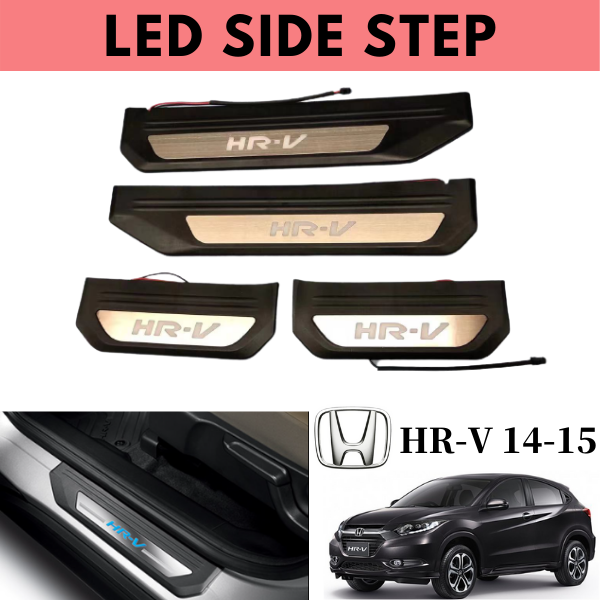 Honda Hrv door step Protector led side sill plate accessories 2016 2017 ...