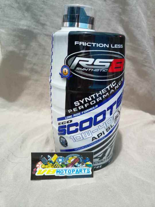 RS8 Synthetic Scooter Oil 800ml | Lazada PH