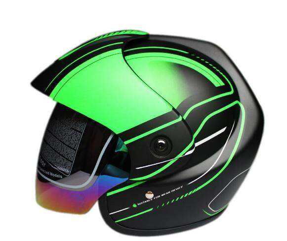 Motorcycle half face helmet motor helmets visor motors COD H832 | Lazada PH