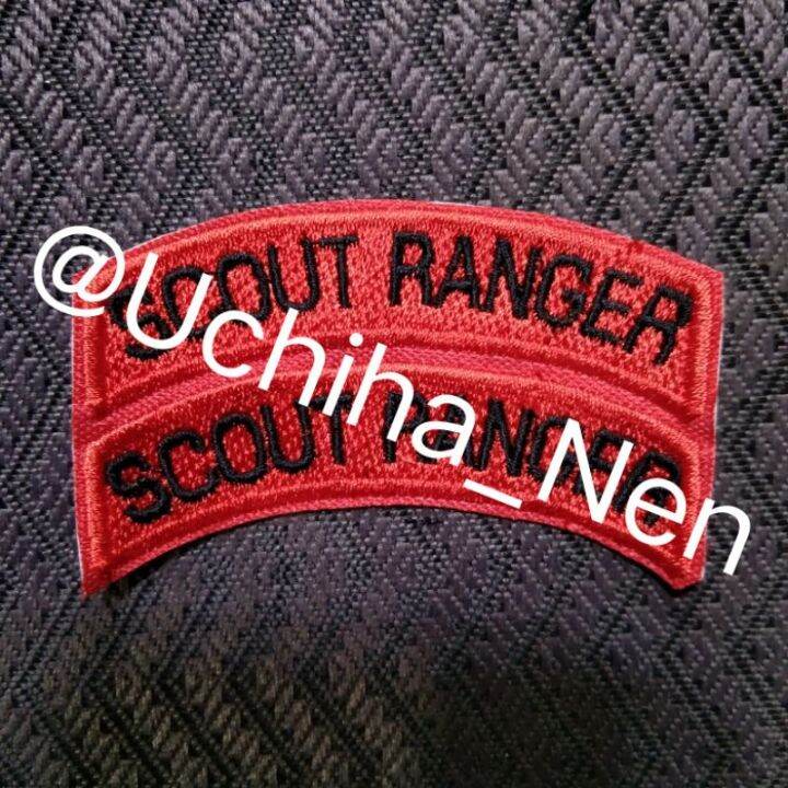 Scout Musang Ranger Special Tab Arc Ribbon Embroidery Patch Sew On ...