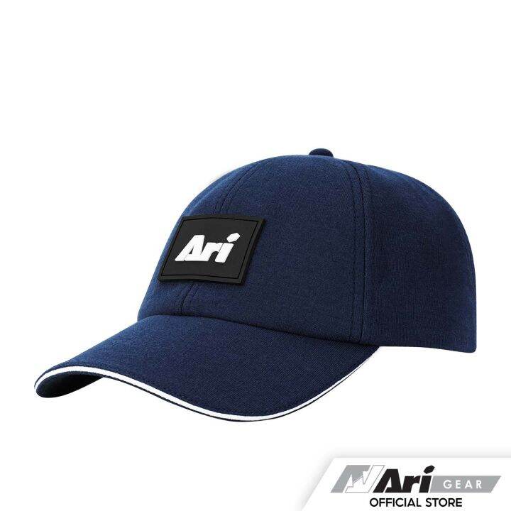 ARI RUBBER PATCH CAP - NAVY/BLACK/WHITE หมวก อาริ สีกรมท่า | Lazada.co.th