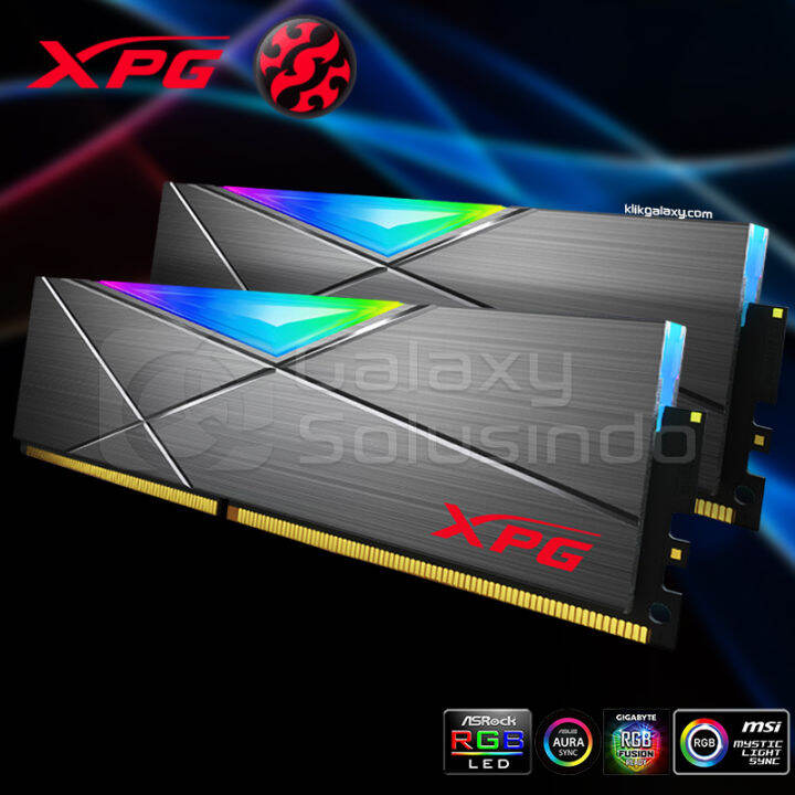 Adata XPG SPECTRIX D50 RGB (2x16) 32GB DDR4 PC25600 3200MHz - Dual Kit ...