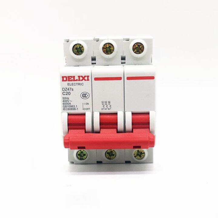 【☄New Arrival☄】 WPOEI Delixi Circuit Breaker Dz47s C Type 3 Poles 1a 3a 6a 10a 16a 20a 25a 32a ...