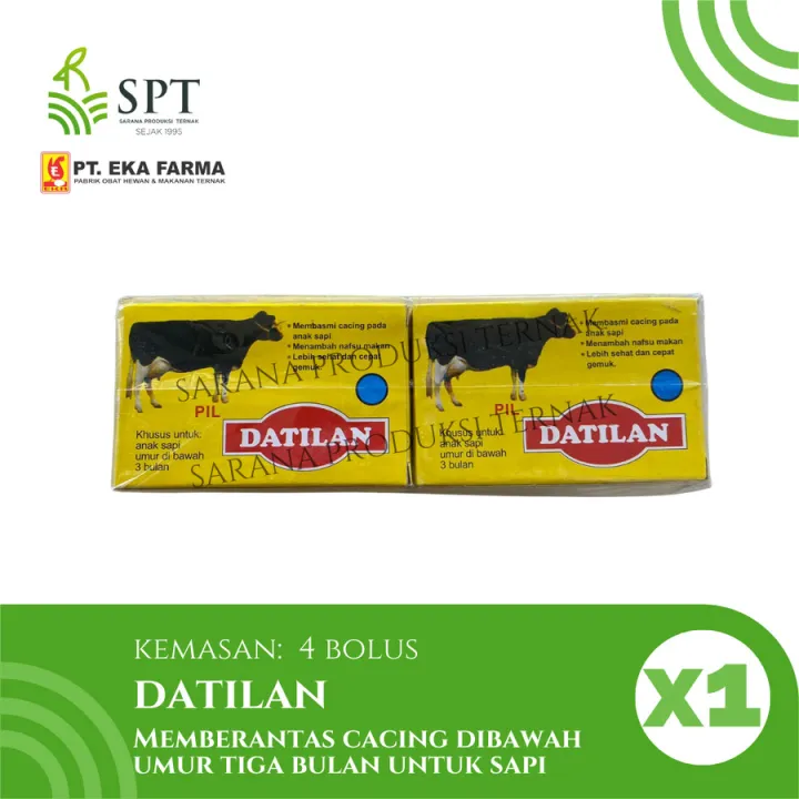 PIL DATILAN 4 BOLUS OBAT CACING SAPI EKA FARMA | Lazada Indonesia