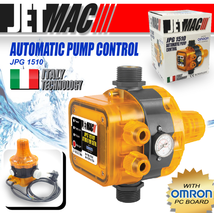 JETMAC JPG1510 10BAR Automatic Pump Control 1.1kW Max Current : 10A ...