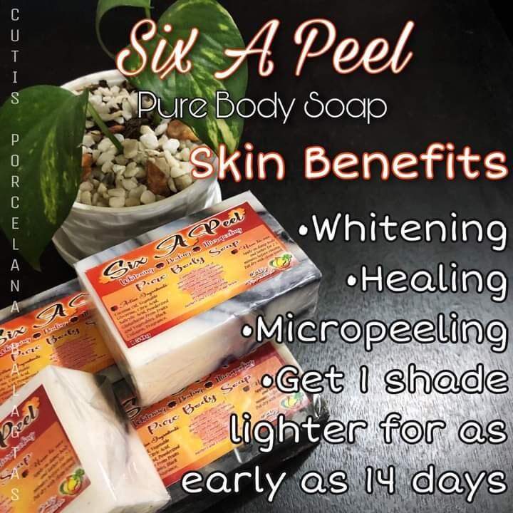 Cutis Porcelana Six A Peel Body peeling Soap | Lazada PH