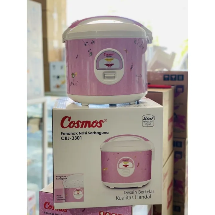 COSMOS CRJ 3301 MAGIC COM Rice cooker Penanak nasi 1,8liter anti ...