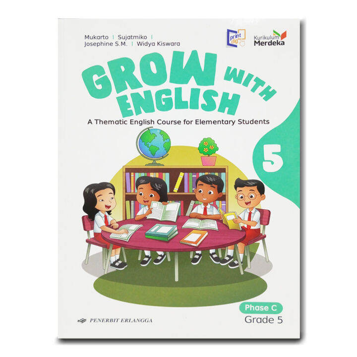 Buku Grow With English Kelas 5 SD Kurikulum Merdeka Mukarto | Lazada Indonesia
