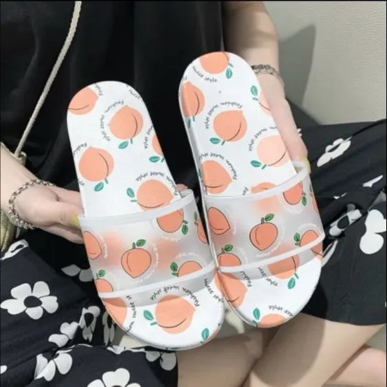 PD- FASHIONABLE FRUITS DESIGN COMFY SLIDES HIGH QUALITY SLIPPER FOR ...