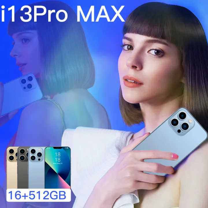 โทรศัพท์ Phone i13 Pro Max โทรศัพท์มือถือ โทรศัพท์ถูกๆ 6.7นิ้ว โทรศัพท์ 16GB+512GB โทรศัพท์ถูกๆ ...