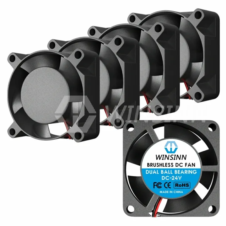 WINSINN 25mm Fan DC 5V 12V 24V 2510 Hydraulic / Dual Ball Bearing Brushless Cooling 25x10mm 2PIN ...