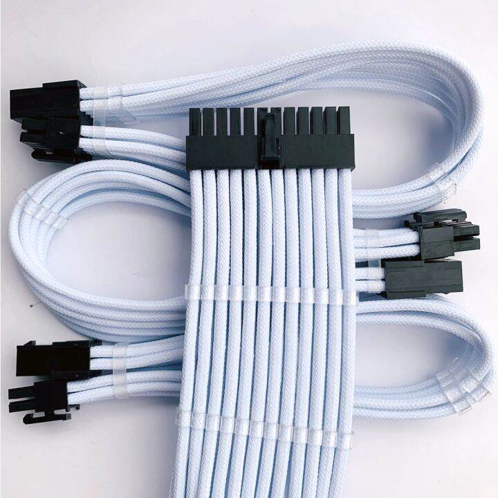 PSU Extension Cable 4MM PCIE 6+2 Pin EPS 4+4 and 24 Pin | Lazada PH