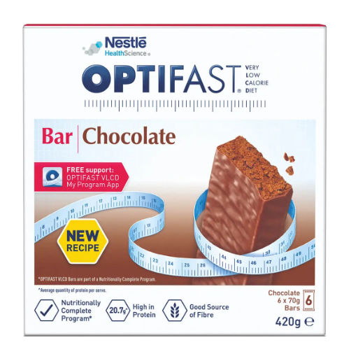 Nestle Optifast VLCD Chocolate Breakfast Bar (6 x 70g) | Lazada Singapore