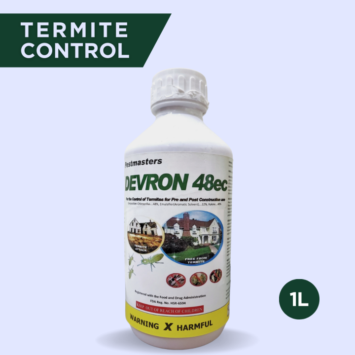 Devron 48EC 1000ml Termite Anay Control Spray Soil Poisoning | Lazada PH