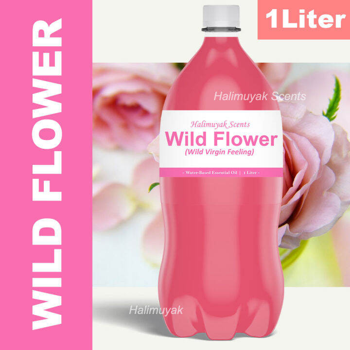 Halimuyak WILD FLOWER Premium Scents 1 Liter water based fragrance essential oil air freshener ...
